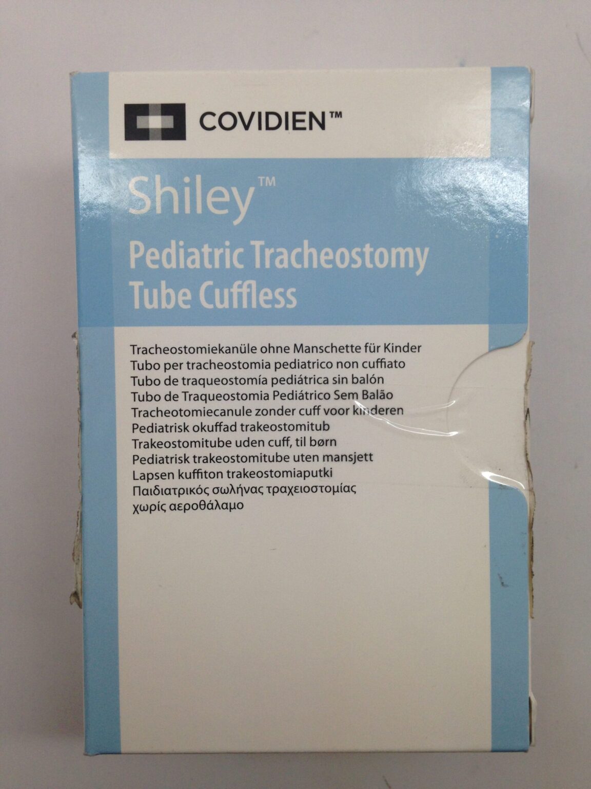 COVIDIEN 4.5 PED Shiley Pediatric Tracheostomy Tube Cuffless (X) - GB ...