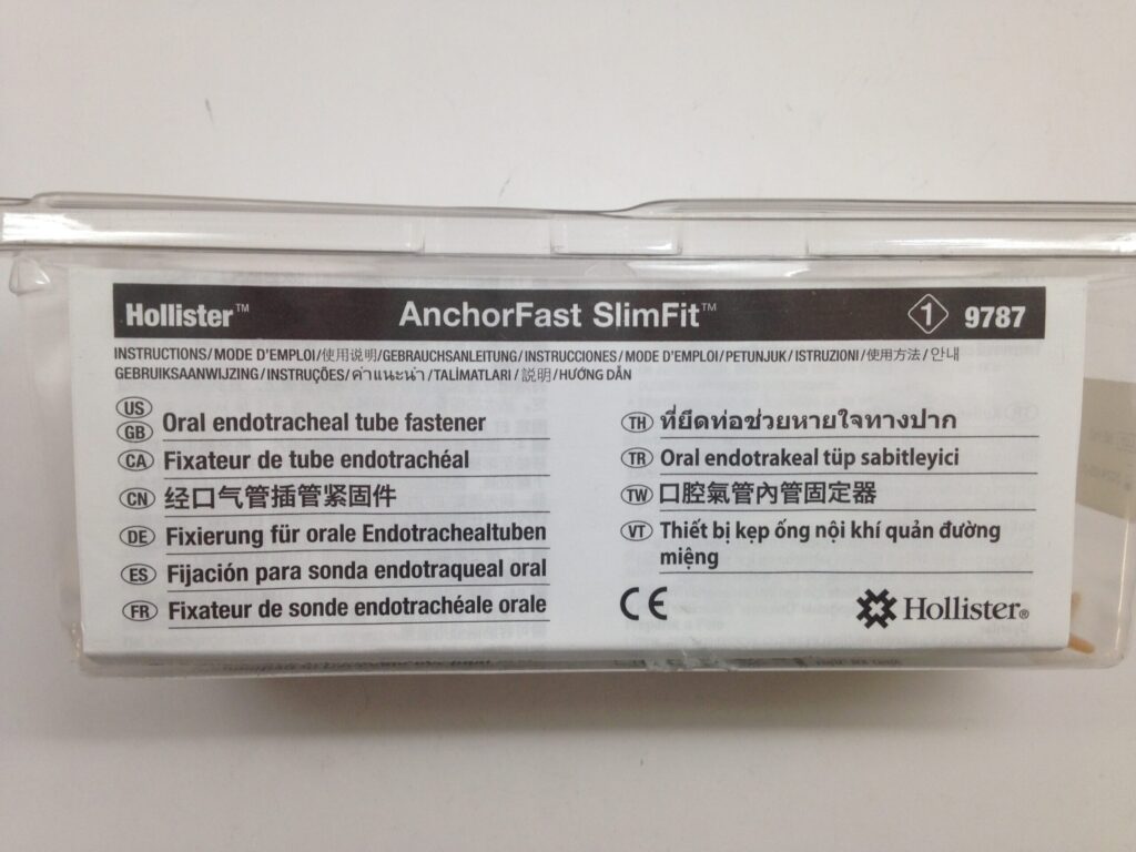 HOLLISTER 9787 AnchorFast SlimFit Oral Endotracheal Tube Fastener - GB ...