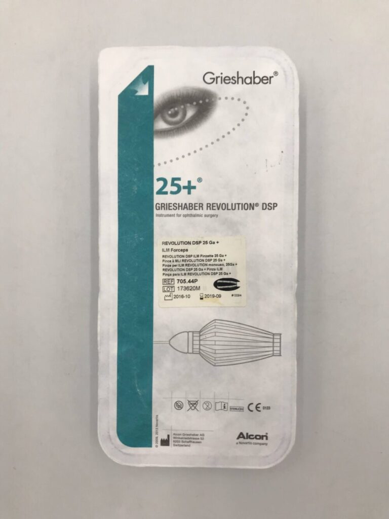 ALCON 705.44P Grieshaber Revolution DSP 25Ga+ ILM Forceps (X) - GB TECH USA
