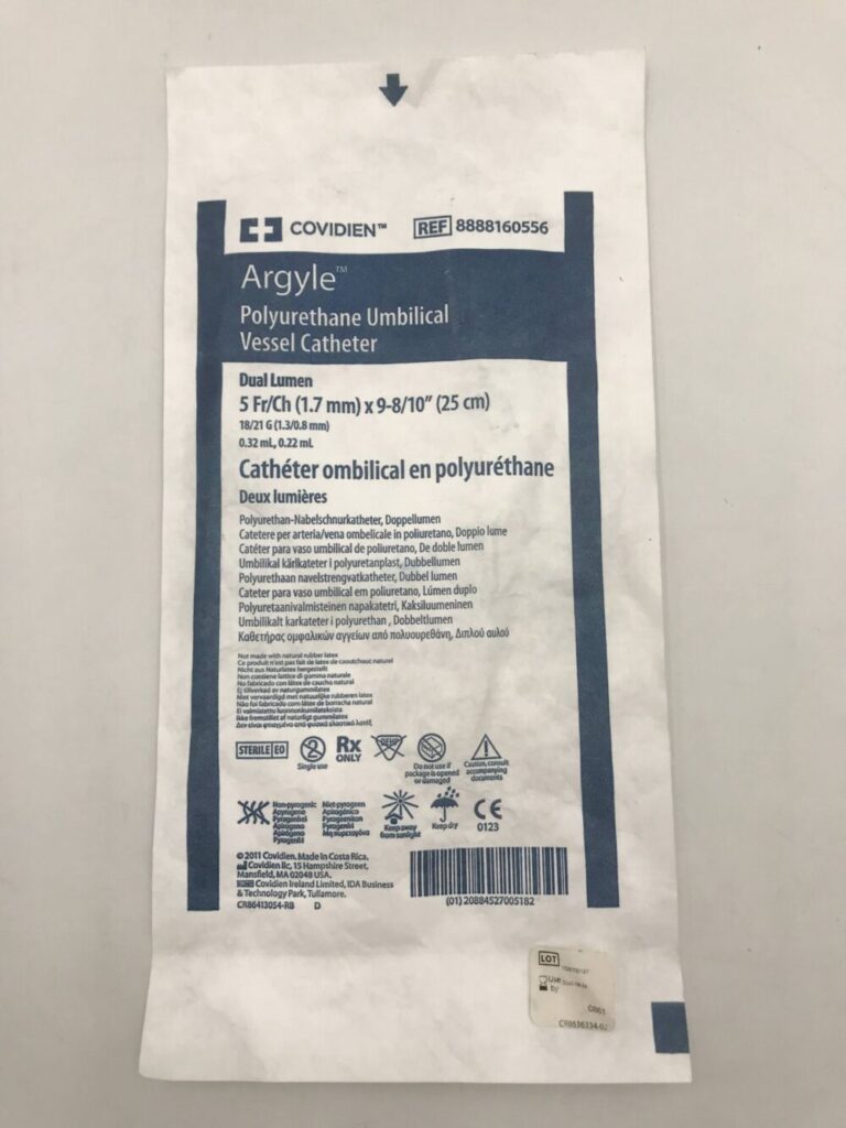Covidien 8888160556 Argyle Polyurethane Umbilical Vessel Catheter Dual ...