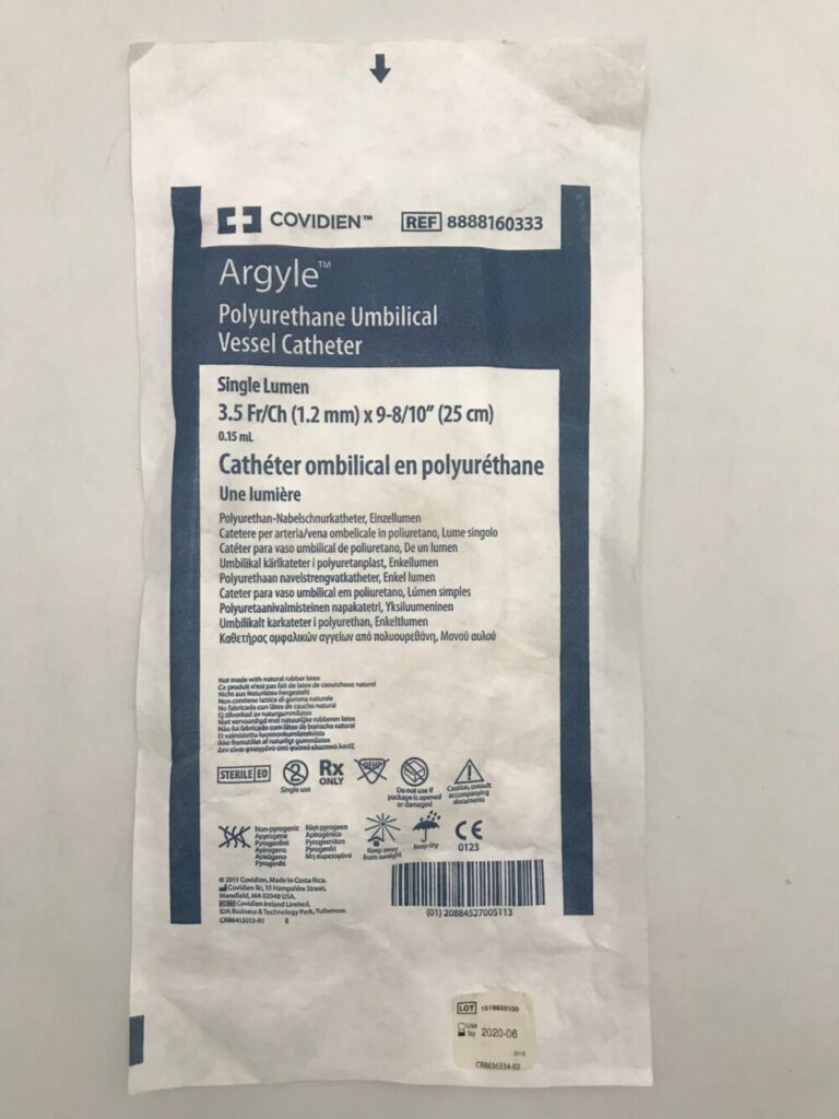 Covidien 8888160333 Argyle Polyurethane Umbilical Vessel Catheter, 3 ...