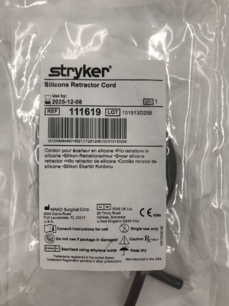 STRYKER 111619 Silicone Retractor Cord - GB TECH USA