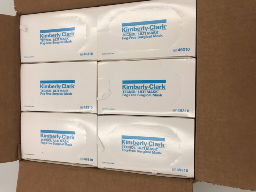 KIMBERLY-CLARK 49310 Tecnol Ulti Mask Fog-Free Surgical Mask/White (300 ...