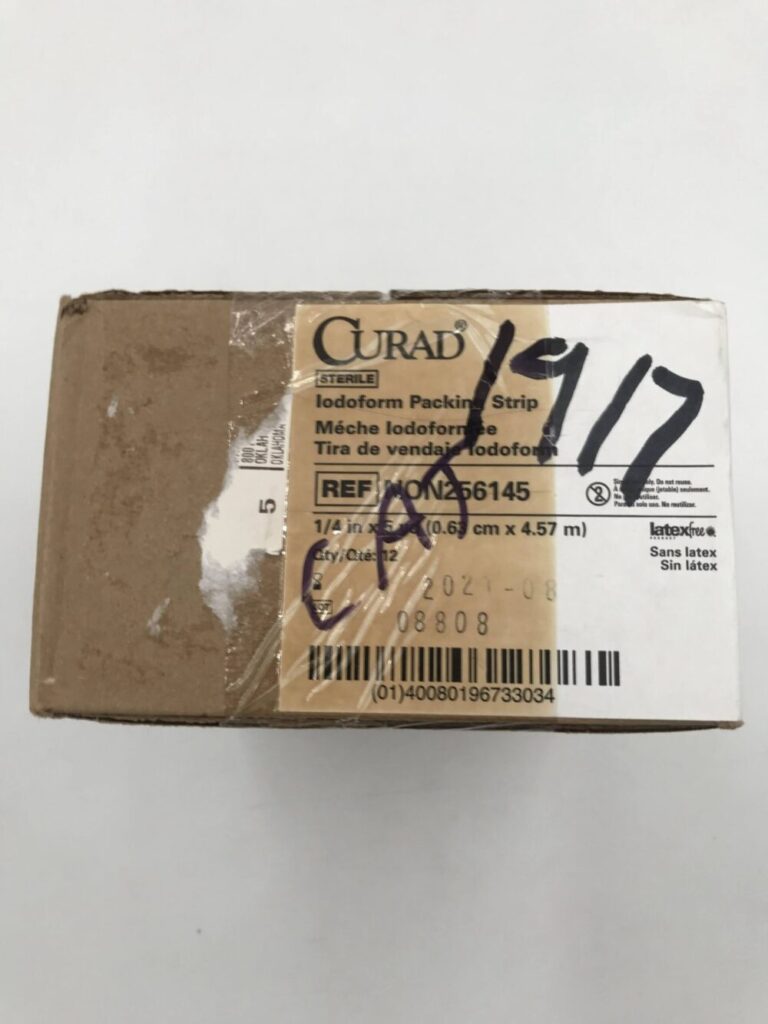 Medline Non256145 Curad Iodoform Packing strip 1/4in x 5yd (12/Box) (X ...