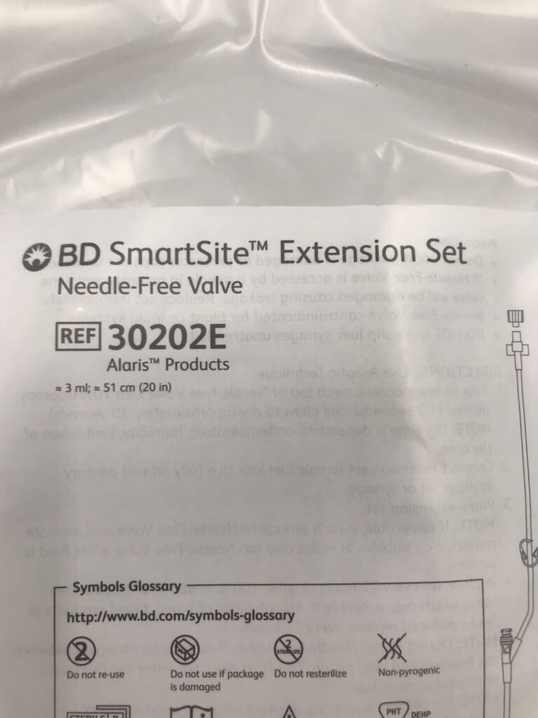 BD 30202E SmartSite Extension Set Needle-Free Valve - GB TECH USA