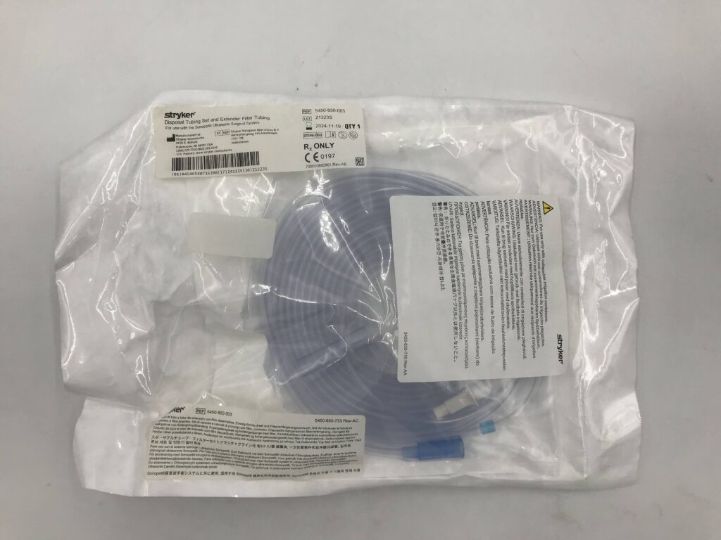 STRYKER 5450-850-003 Disposable Tubing Set and Extender Filter Tubing ...