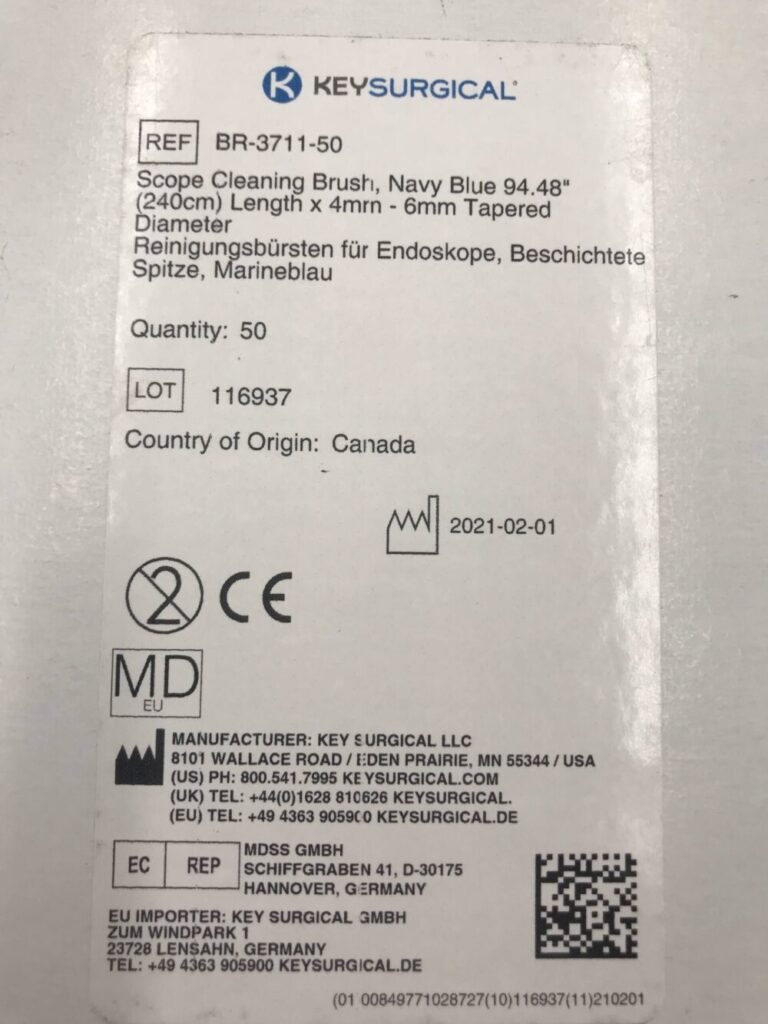 Primed Instruments 9190-50 Single Ended Channel Cleaning Brush (49/Box ...