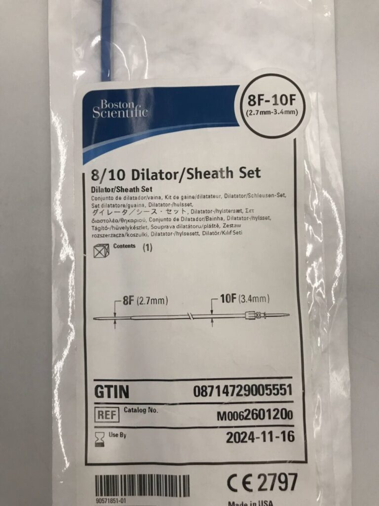 Boston Scientific 260120 8/10 Dilator/Sheath set 8F-10F - GB TECH USA