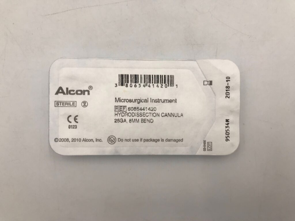 ALCON 8065441420 Microsurgical Instrument Hydrodissection Cannula 25G x ...