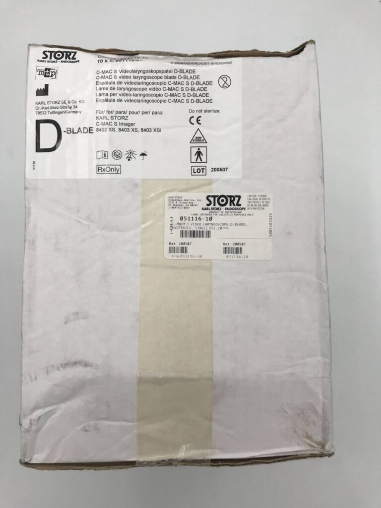 Storz 051116-10 C-MAC S Video Laryngoscope Blade D-Blade (10/Box) - GB ...