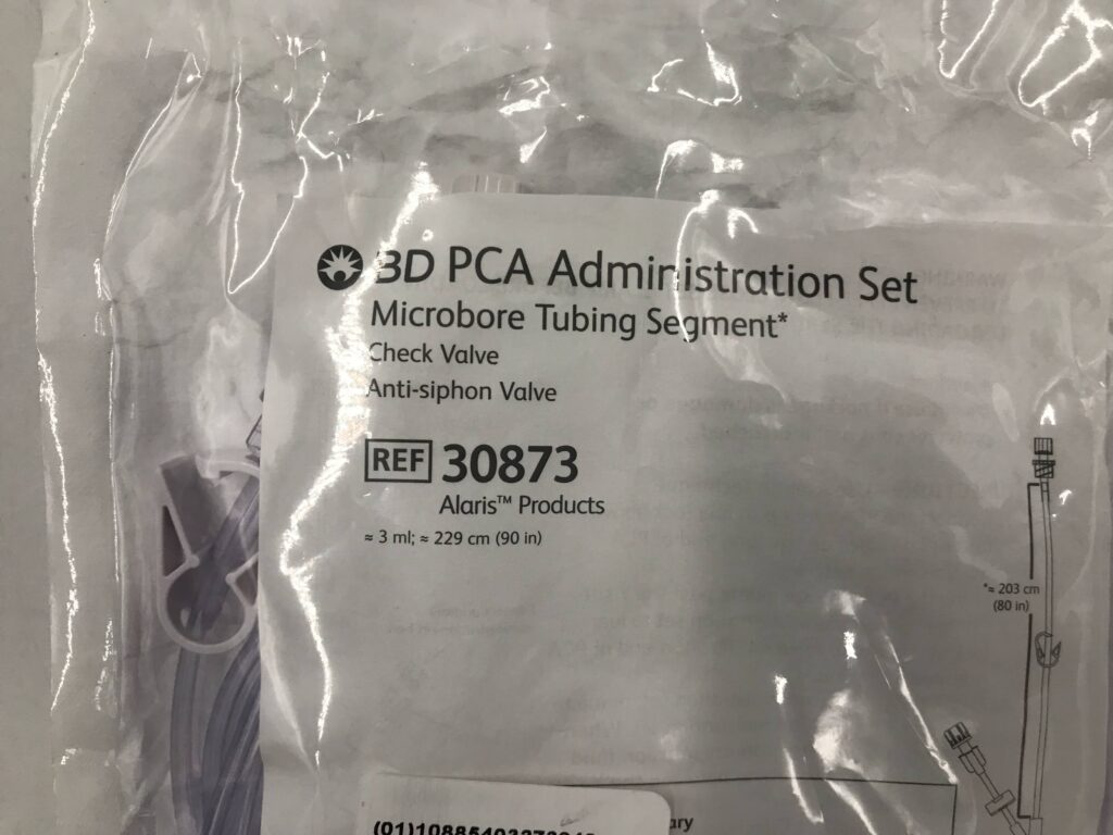 BD 30873 PCA Administration Set Microbore Tubing Segment - GB TECH USA
