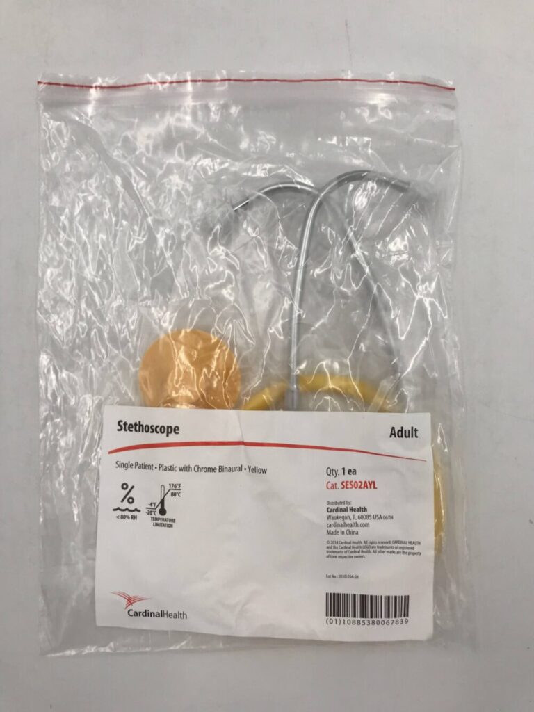 CARDINAL HEALTH SES02AYL Stethoscope Yellow Adult - GB TECH USA