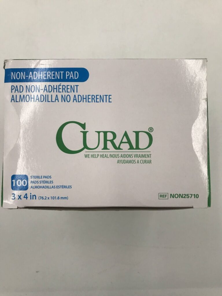 Medline NON25710 Curad Non-Adherent Pad 3 x 4in (100/Box) - GB TECH USA