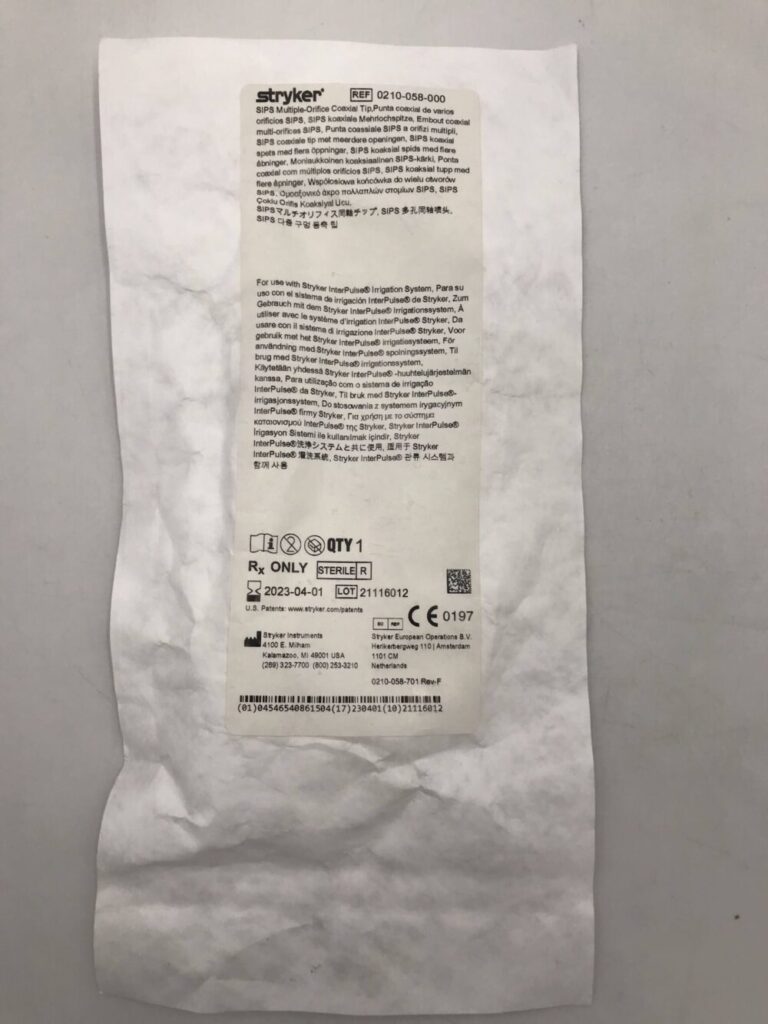 Stryker 0210-058-000 Sips Multiple-Orifice Coaxial Tip (X) - GB TECH USA