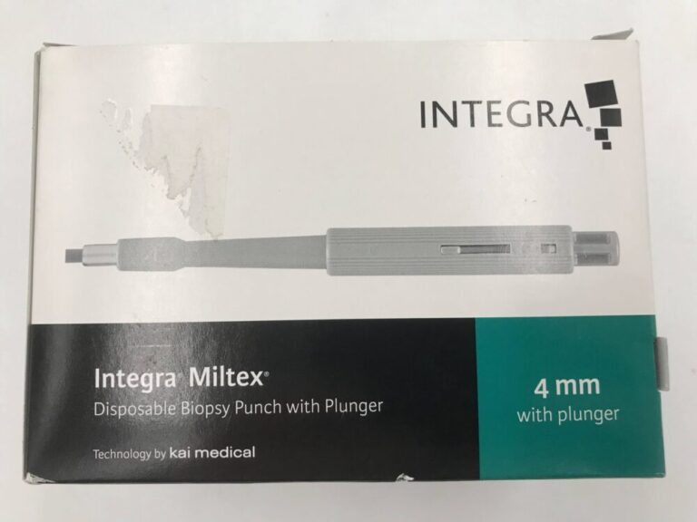 Integra 33-34-P/25 Miltex Disposable Biopsy Punch with Plunger 4mm (25 ...