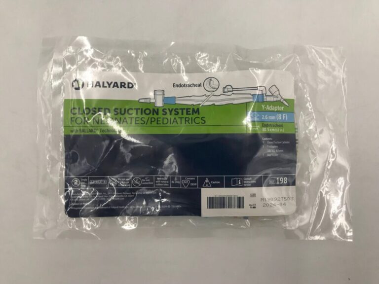 HALYARD 198 Closed Suction System for Neonates/Pediatrics Y-Adapter ...