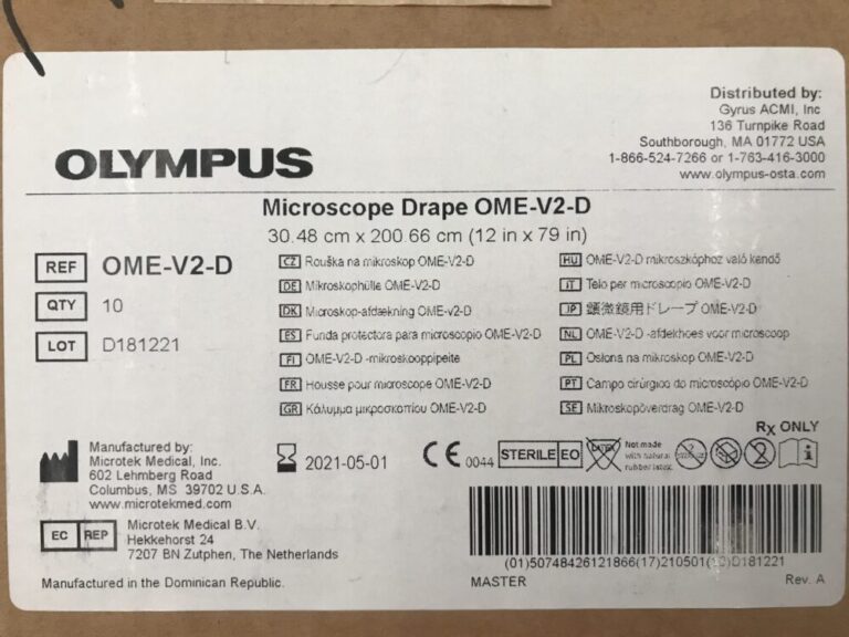 Olympus OME-V2-D Microscope Drape 30.48cm x 200.66cm (12in x 79in) (10 ...