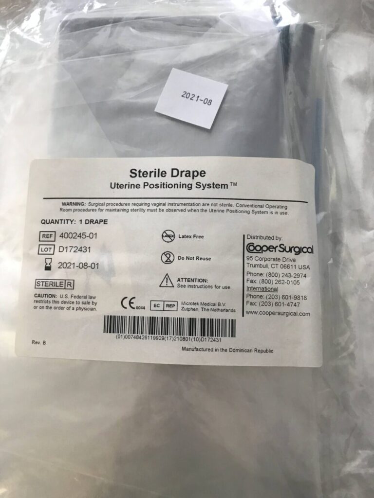COOPER SURGICAL 400245-01 Uterine Positioning System Drape (X) - GB ...