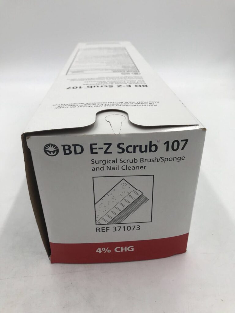 BD 371073 E-Z Scrub 107 Surgical Scrub Brush/Sponge and Nail Cleaner w ...