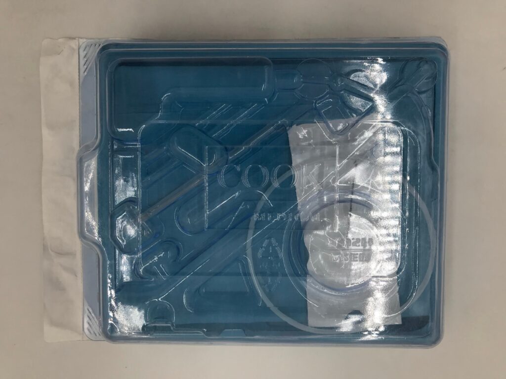 COOK G04528 Radial Artery Catheter Tray Polyethylene Catheter 2.5Fr ...