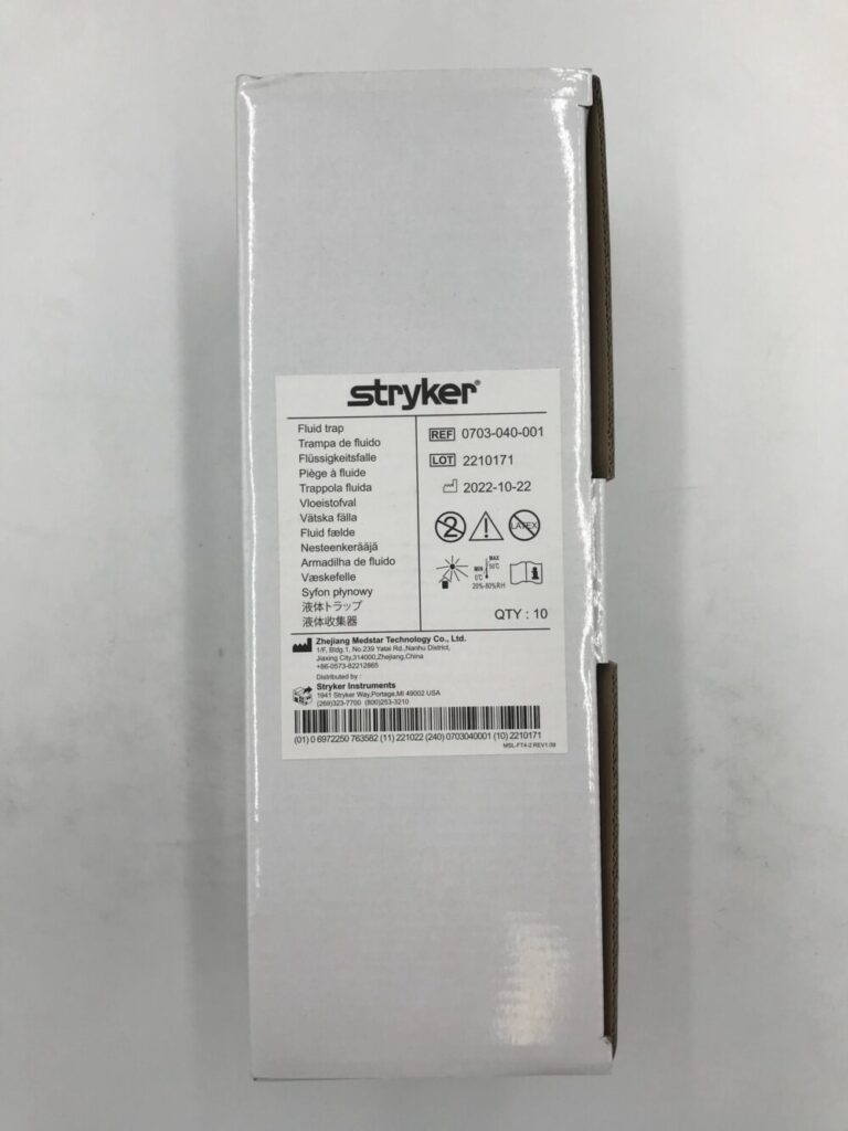 STRYKER 0703-040-001 Fluid Trap (10/Box) - GB TECH USA
