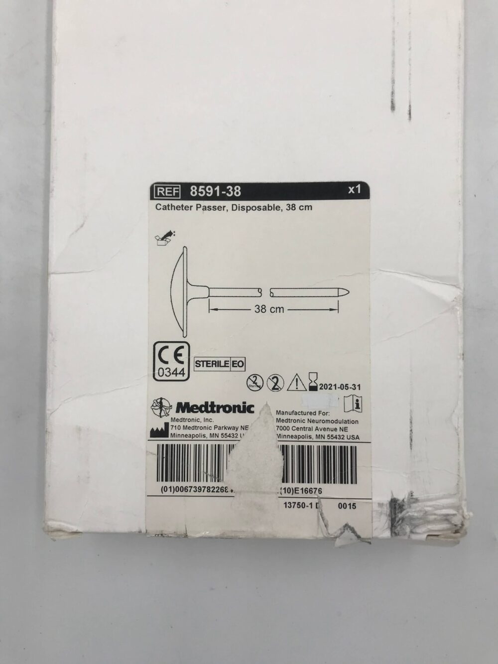 MEDTRONIC 8591-38 Catheter Passer, Disposable 38cm (X) - GB TECH USA