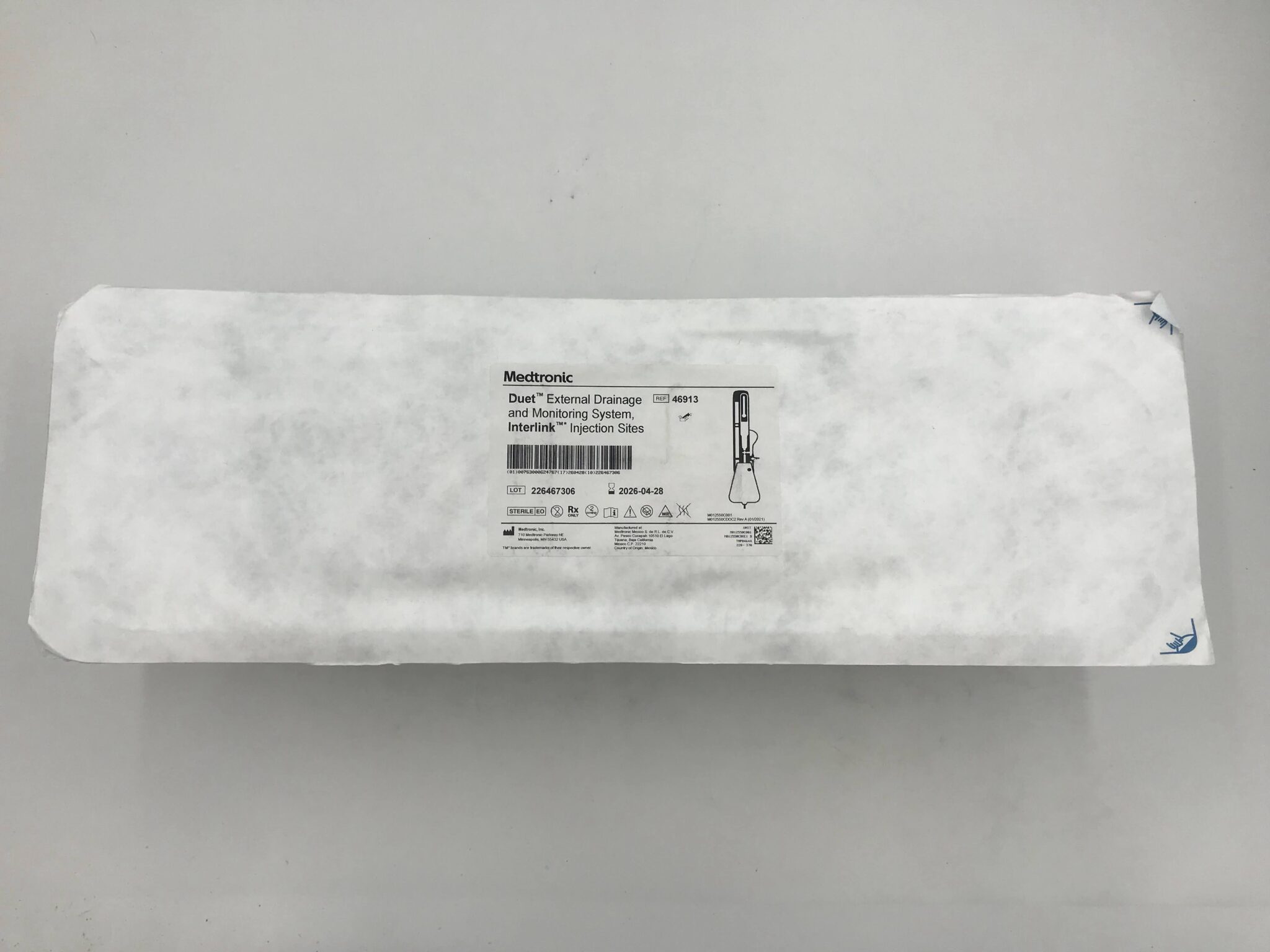 MEDTRONIC 46913 Duet External Drainage and Monitoring System Interlink ...