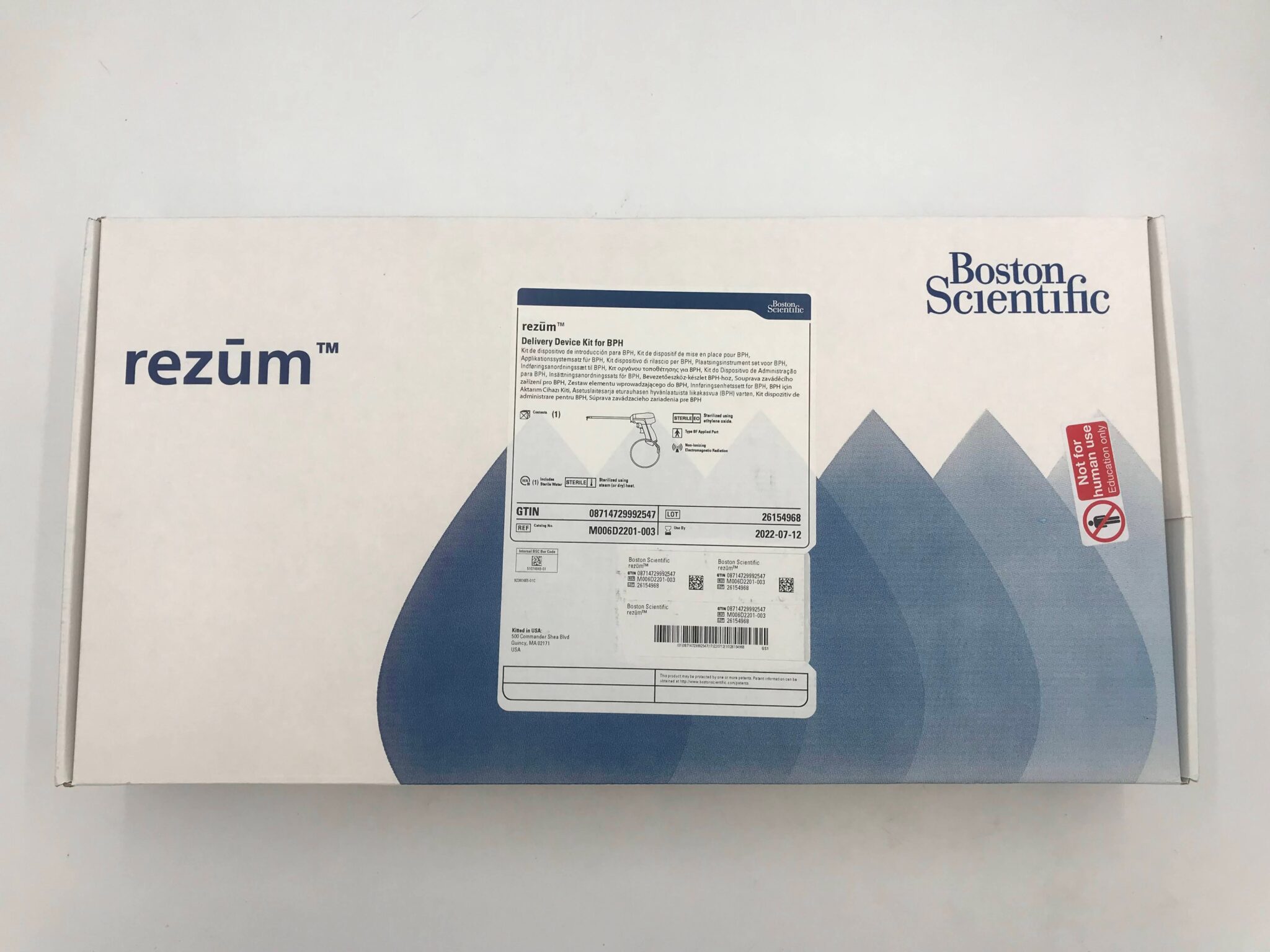 BOSTON SCIENTIFIC M006D2201-003 REZUM Delivery Device Kit for BPH (X ...