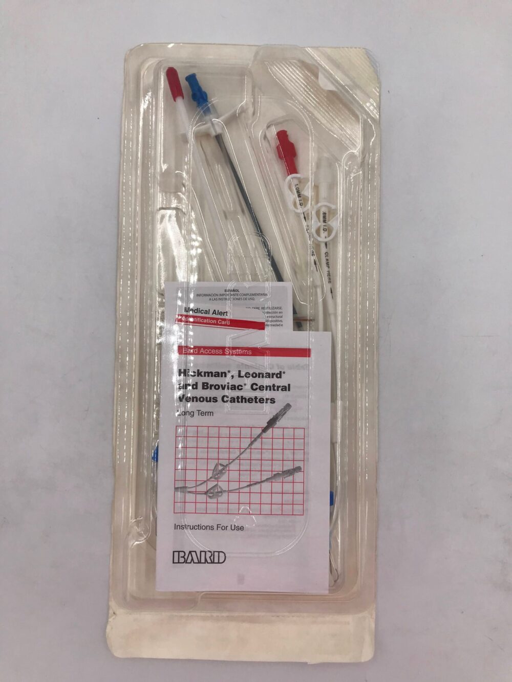 BARD 0600570 Hickman Dual-Lumen CV Catheter w/ SureCuff 7F x 35cm (X ...