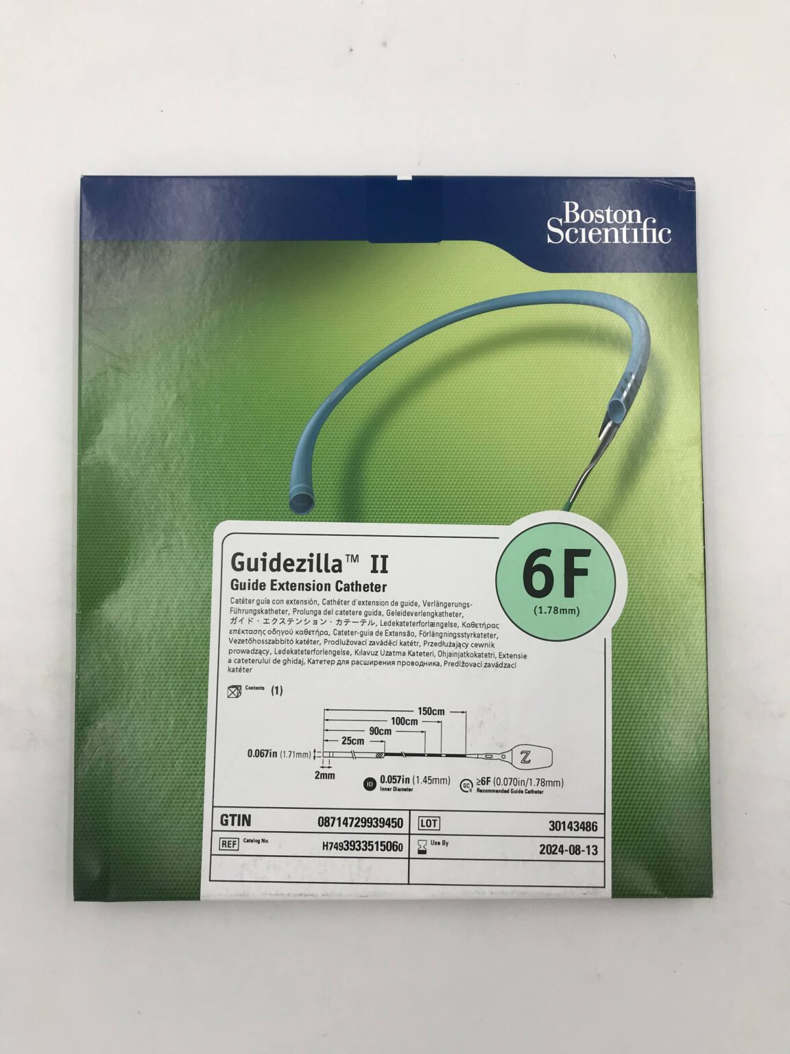 BOSTON SCIENTIFIC 393351506 Guidezilla II Guide Extension Catheter 6F (X) - GB TECH USA