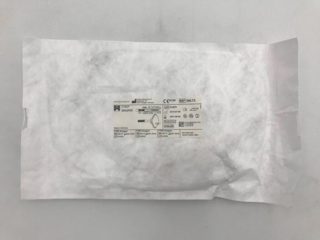 OVESCO 200.73 FTRD Grasper 2.3mm x 2200mm x 130° (X) - GB TECH USA