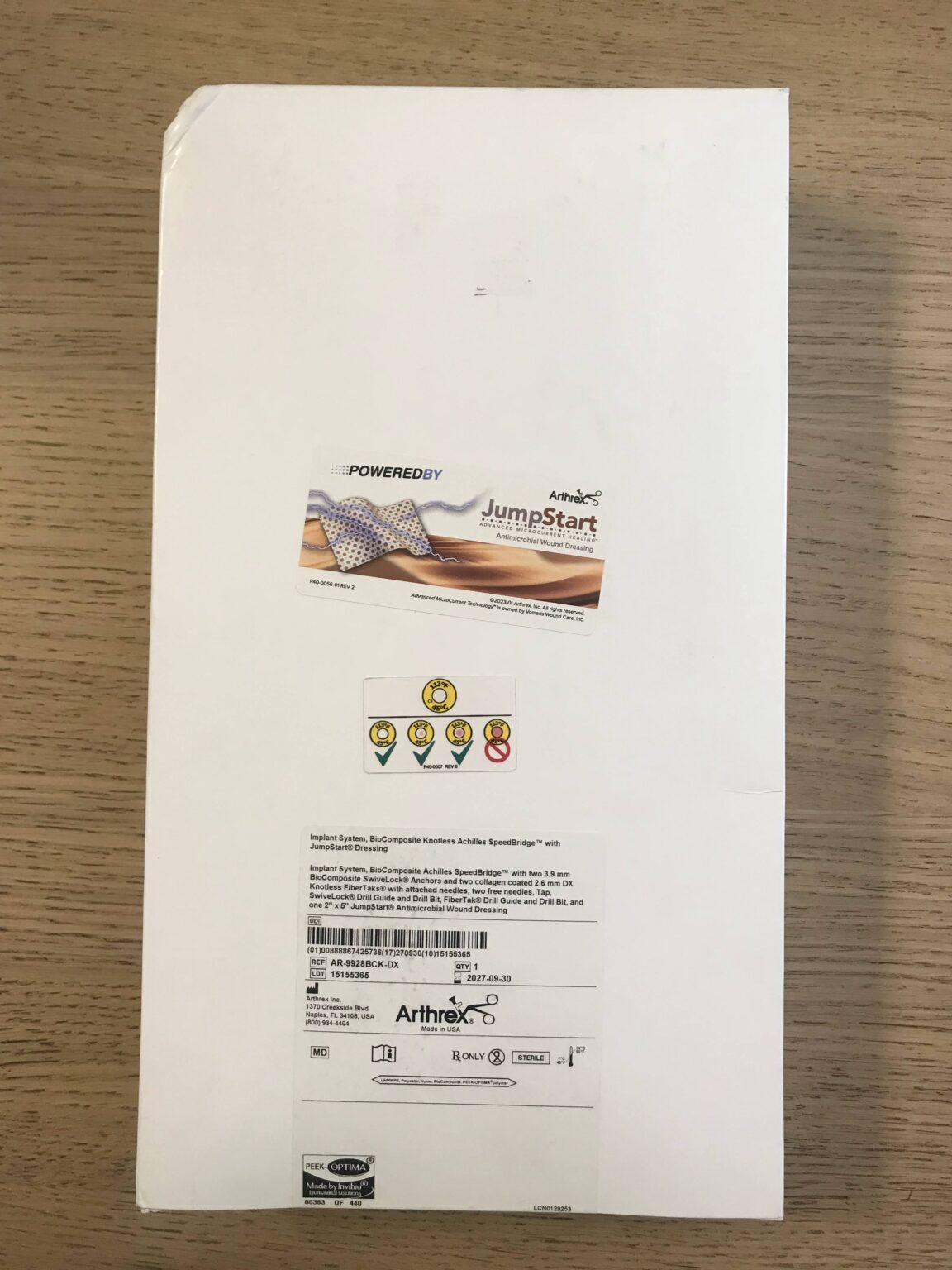 ARTHREX AR-9928BCK-DX Implant System, BioComposite Knotless Achilles ...