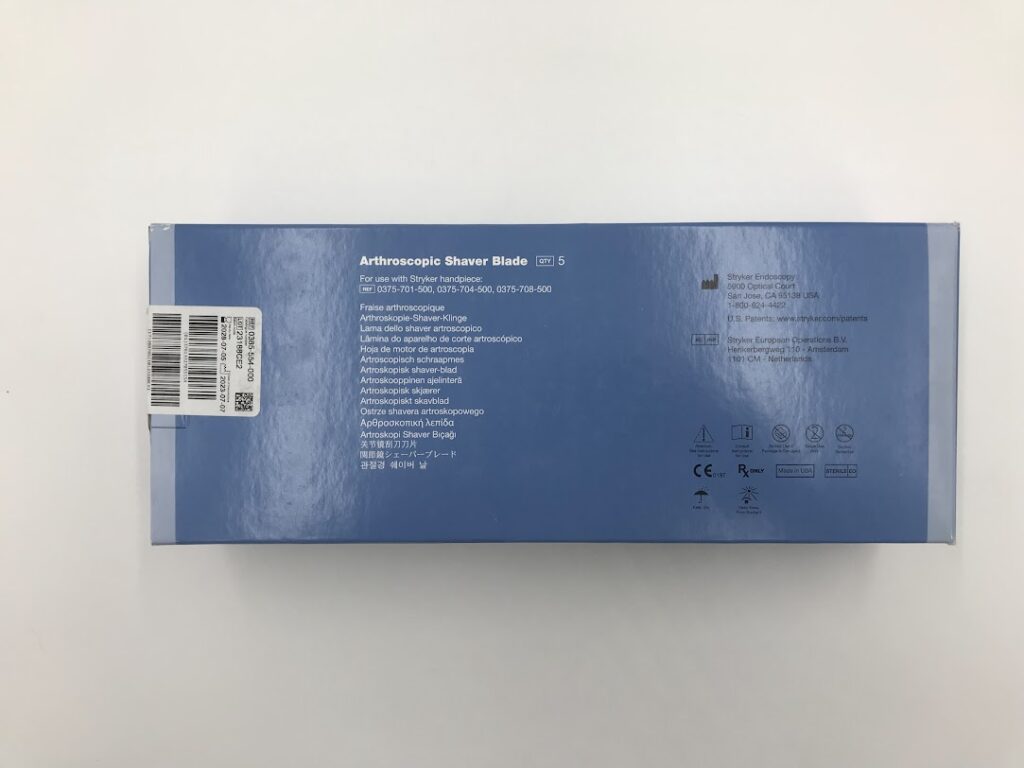 STRYKER 0385-554-000 Arthroscopic Shaver Blade Formula XL Aggressive ...