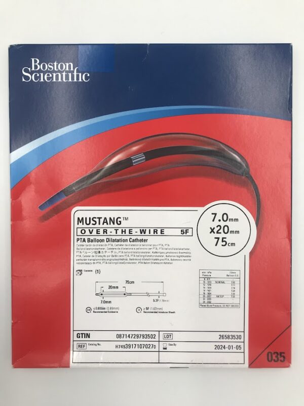BOSTON SCIENTIFIC 3917107027 Mustang OTW PTA Balloon Dilatation ...