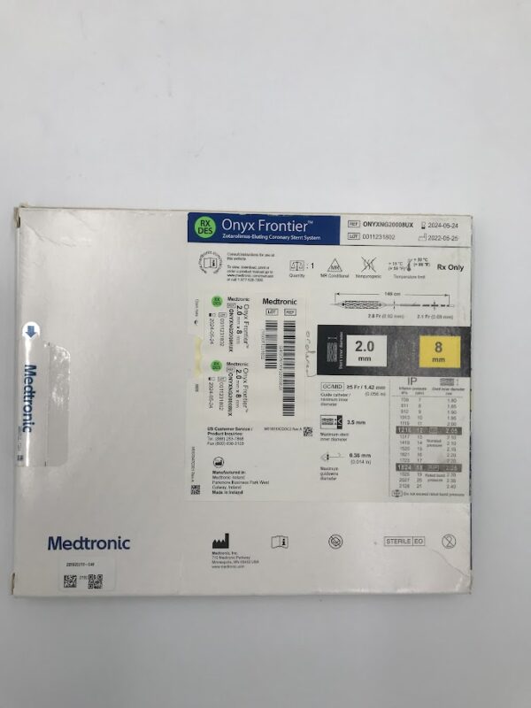 MEDTRONIC ONYXNG20008UX Onyx Frontier Zotarolimus-Eluting Coronary ...